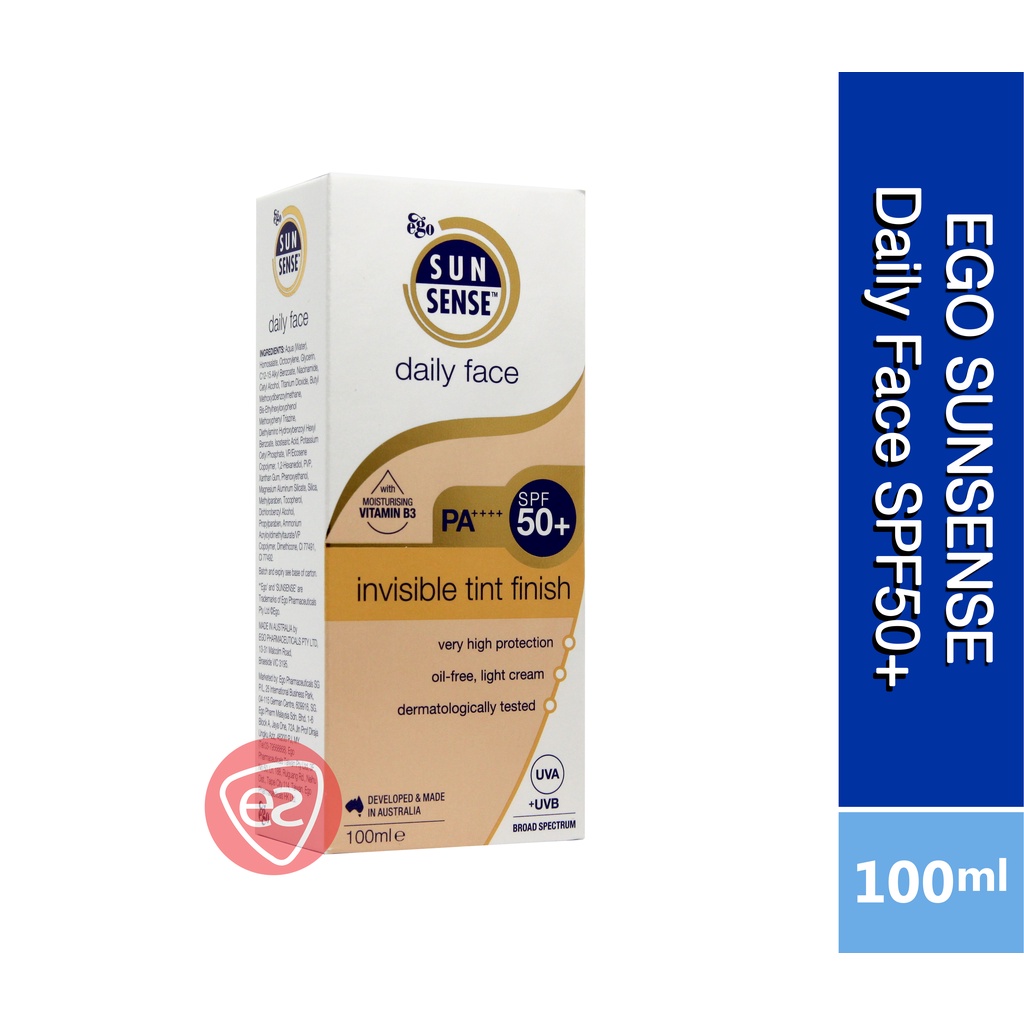 EGO SUNSENSE DAILY FACE (PA++++/ SPF 50+/ PPD 45) INVISIBLE TINT FINISH ...
