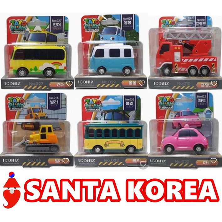 ☆TAYO☆ Play Mini Car 12type 타요 플레이미니카 12type | Shopee Malaysia