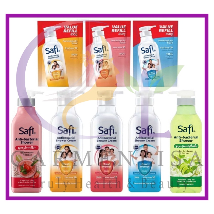 Safi Antibacterial Shower Cream 1kg / 850g / 975g | Shopee Malaysia
