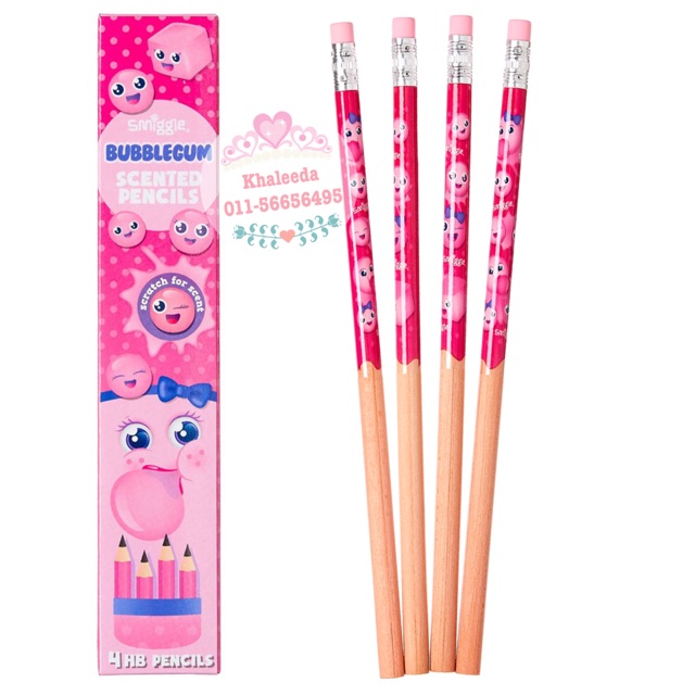 🦄AUTHENTIC🦄 Smiggle Scented Pencil X4- Bubblegum 🔮 | Shopee Malaysia
