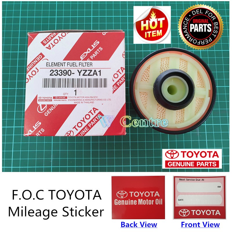 Original Toyota Hilux Hiace Dmax RT50 Fortuner Diesel Fuel Filter | BeeCost