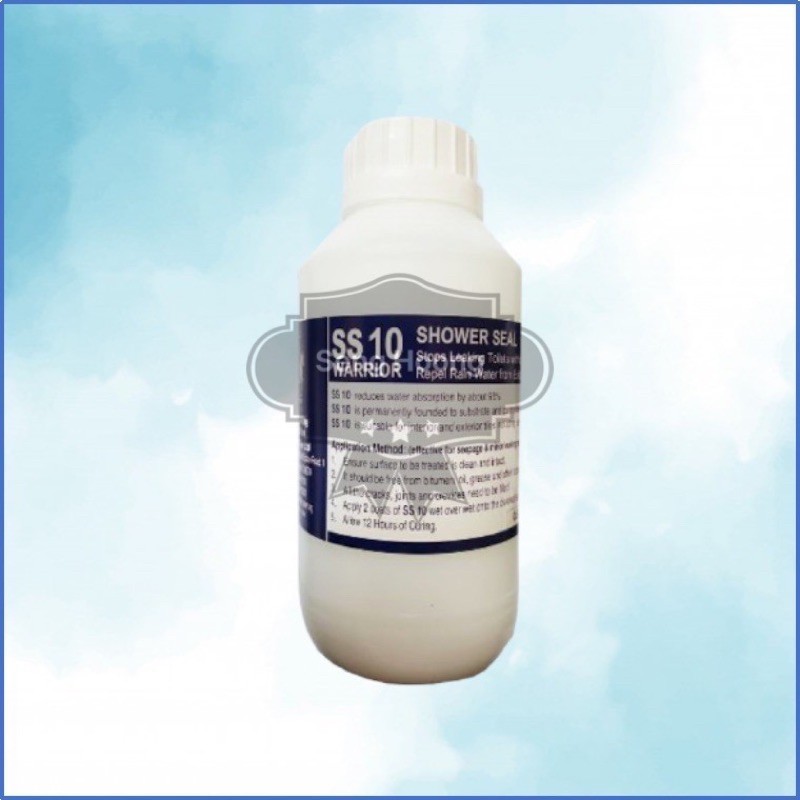 1Kg Warrior SS 10 Shower Seal 免砸砖透明渗透防水胶 SS10 Waterproof Repellent ...