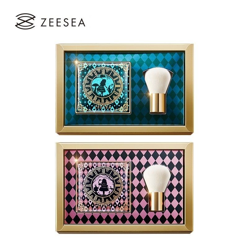 ZEESEA Alice Powder Compacts limited gift box Nourish the skin | Shopee Malaysia