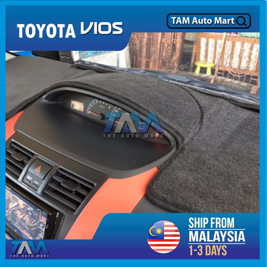 Toyota Vios Dashboard Carpet Dash Mat Dashboard Cover DashMat Carpet ...