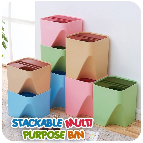 Bakul Sampah Viral - Stackable Multi Purpose Bin (BIGSMALL) | Shopee ...