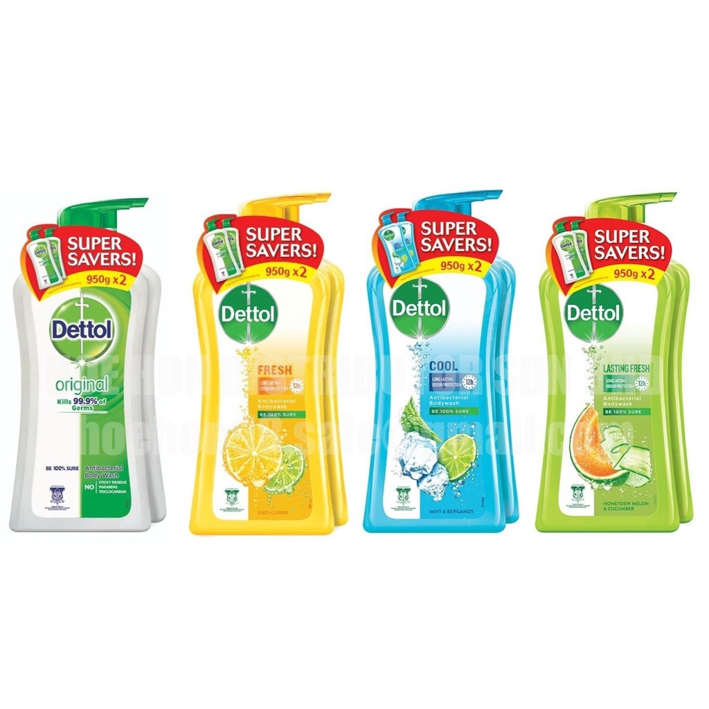 Dettol Antibacterial Bodywash Original Cool Lasting Fresh