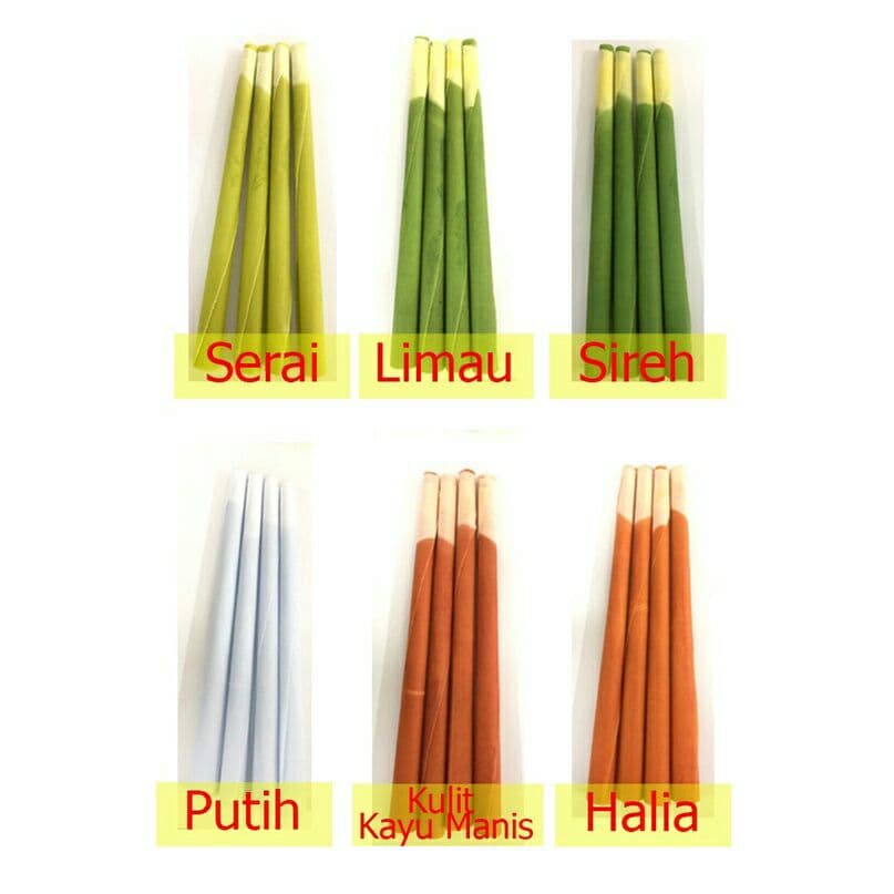 KACIP DELIMA Corong Resdung 1s Lilin Asap Terapi Telinga Rokok Sireh ...