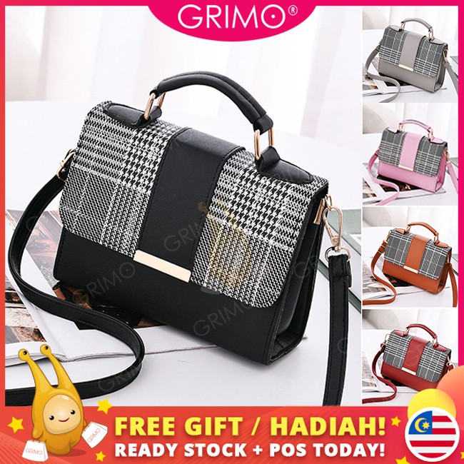 READY STOCK💓GRIMO Lining Besi Women's Sling Bag Shoulder Handbag ...