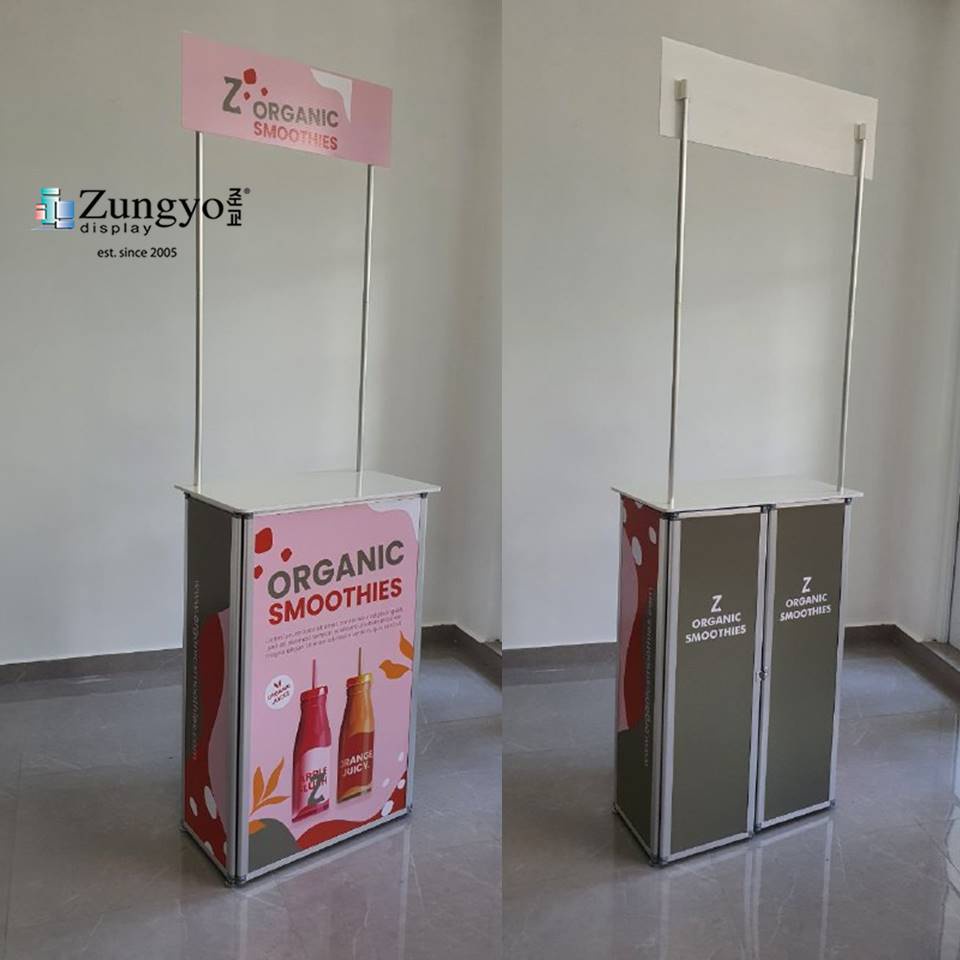 Portable & Foldable Light Weight Sampling Table Counter Booth Only ...