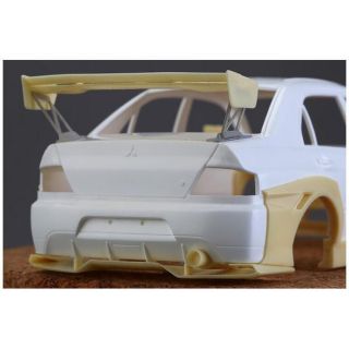 Pre-order Hobby Design 1/24 Mitsubishi EVO IX Voltex Wide Body Kit HD03 ...