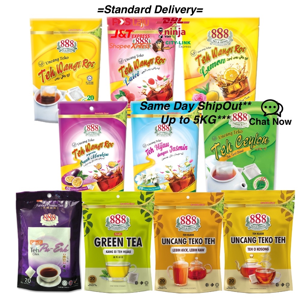 888 Teh Pot Bag (2g x 20 sachet) | Shopee Malaysia