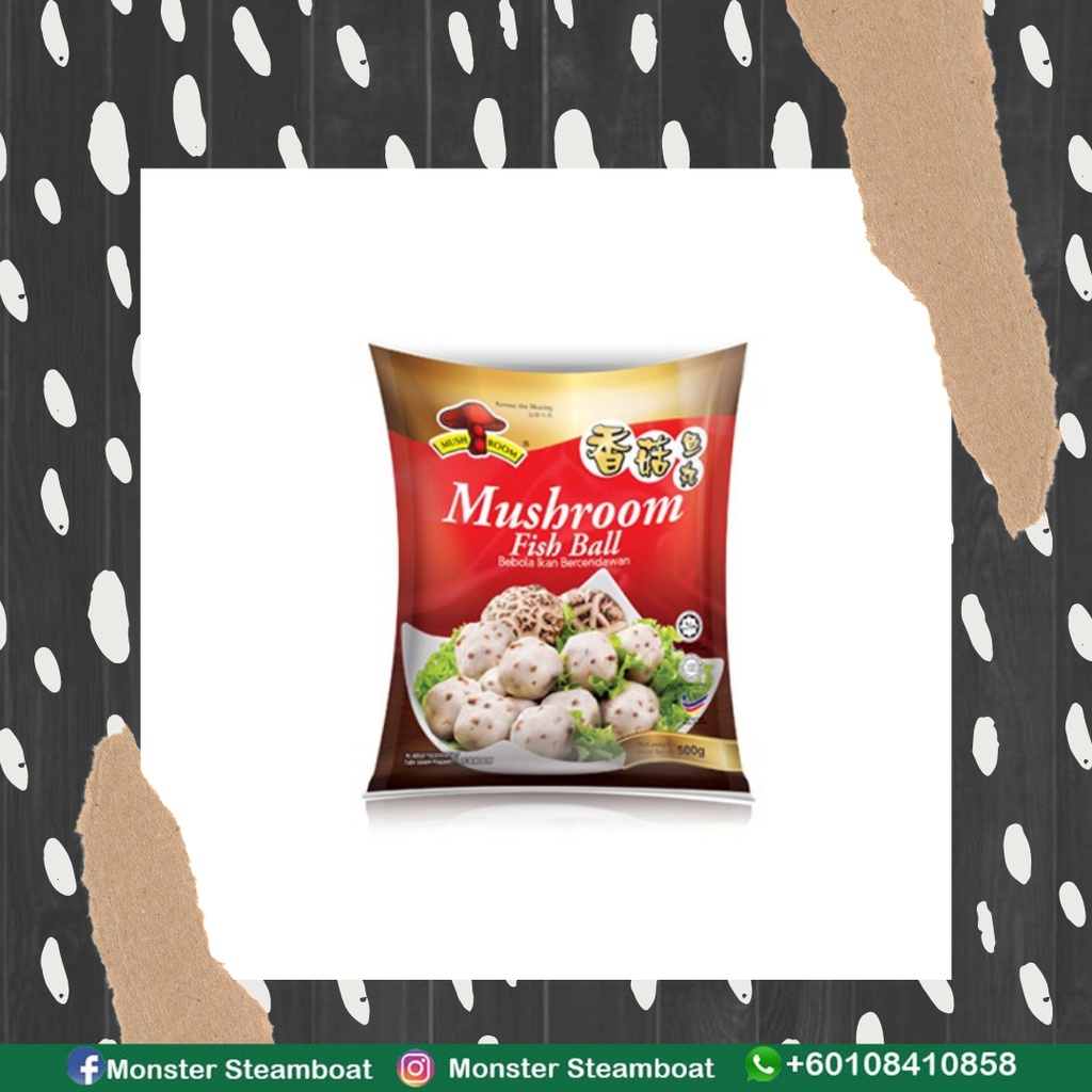 Mushroom Fish Ball 500g | Shopee Malaysia