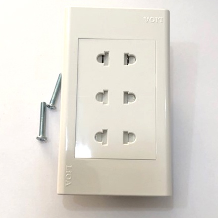 Lioa face - 3 2-pin sockets E183U | Shopee Malaysia