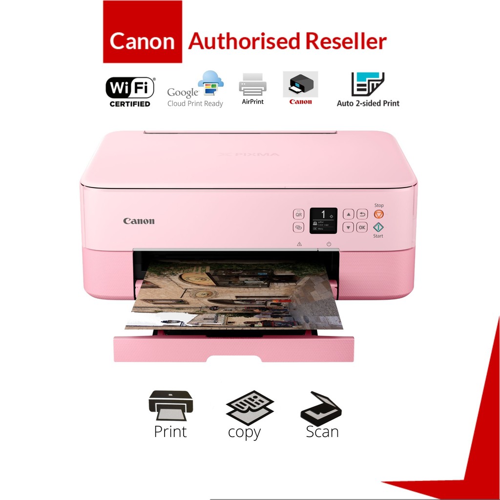 Canon Pixma TS5370a Compact Wireless Photo All-In-One with Printer ...