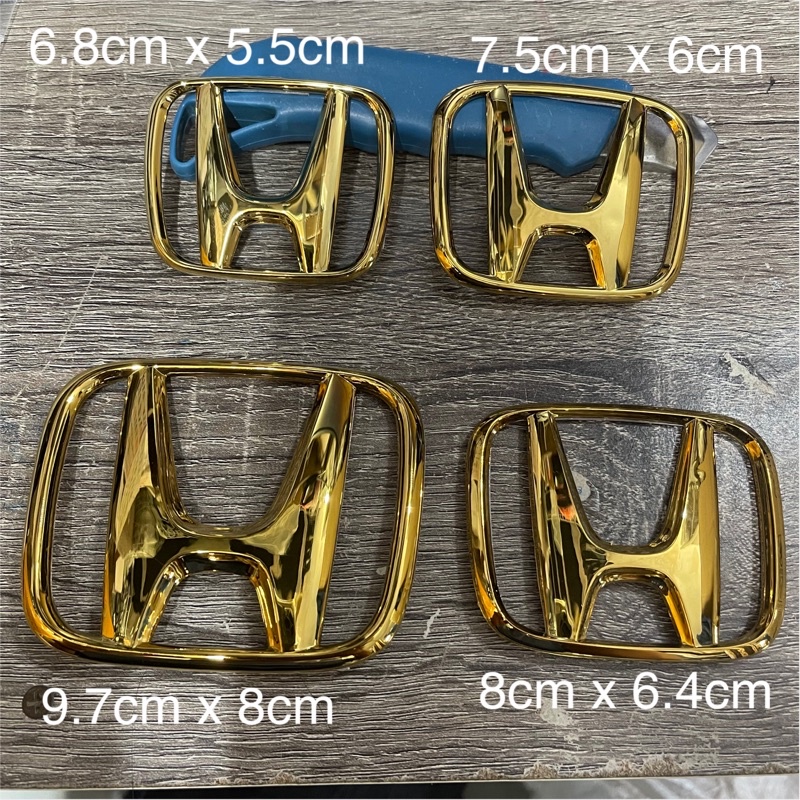 emblem honda gold civic ek eg es logo honda gold | Shopee Malaysia