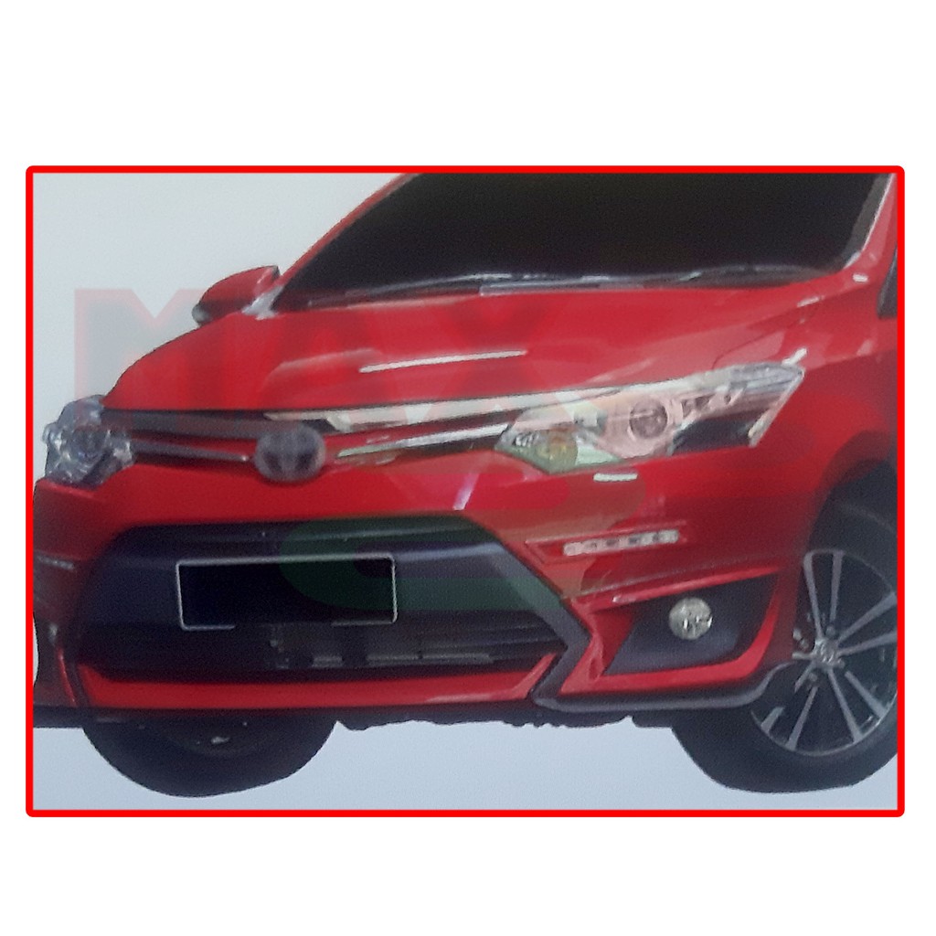 Toyota Vios (2016) GX Style Front Skirt Skirting Bumper Lower Lip ...