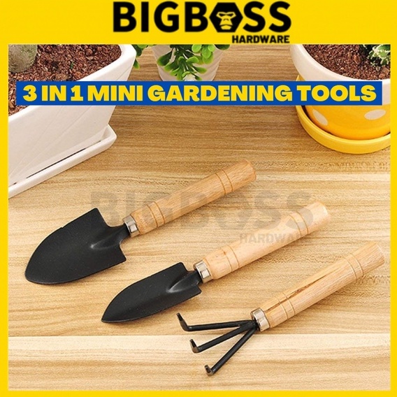 Gardening Plant Tools Set Garden Spade Shovel Rack | Peralatan tanaman ...