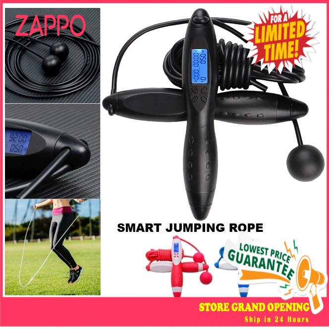 ZAPPO Professional Adult Smart Electronic Digital Jumping Rope Jump ...