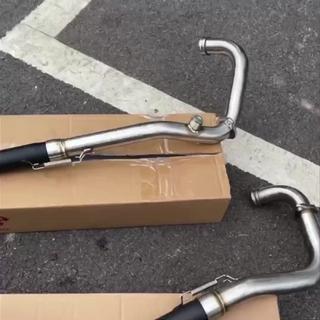 100% RED LEO Cutting Standard Exhaust Pipe 32mm 35mm Y15ZR Y15 REDLEO ...