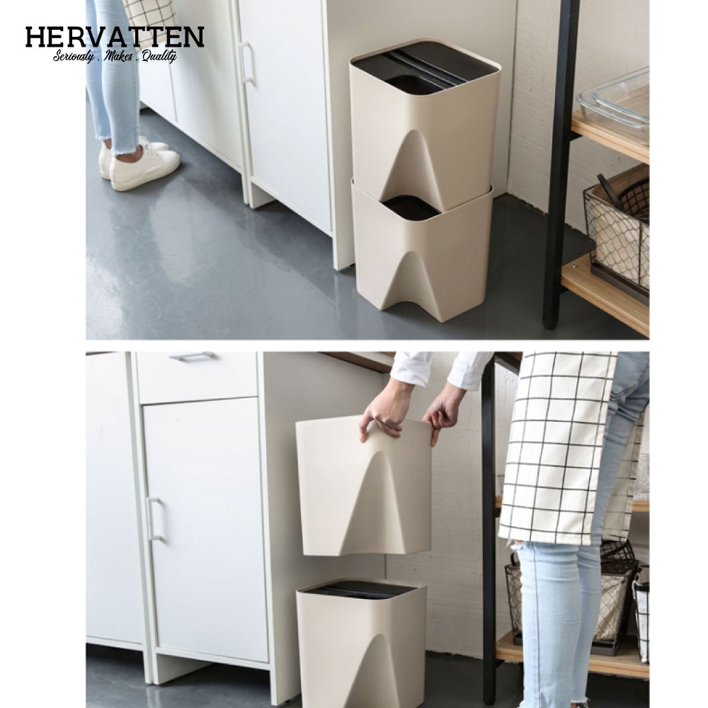 Japanese Style Stack-able Space Saving Sorting Garbage Dustbin Recycle ...