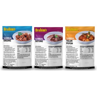 All 10 in 1 Brahim's Ready To Eat Meals Travel Food BRAHIM BRAHIMS ...