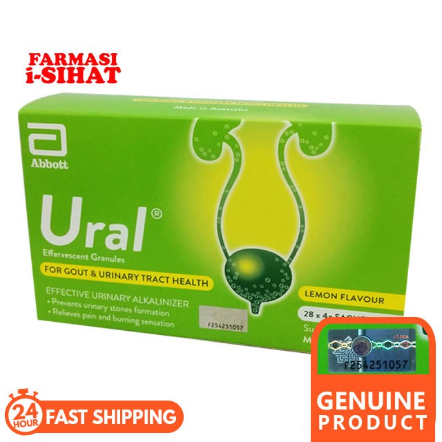 # Barcode Removed !! Abbott Ural® Effervescent Granules 28's x 4g | BeeCost
