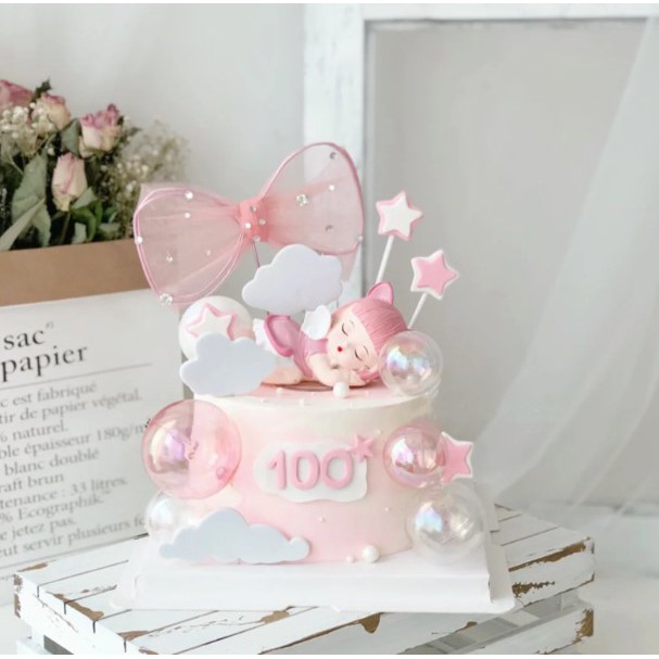 READY STOCK - Lace Ribbon Cake Topper (1pc) | Shopee Malaysia