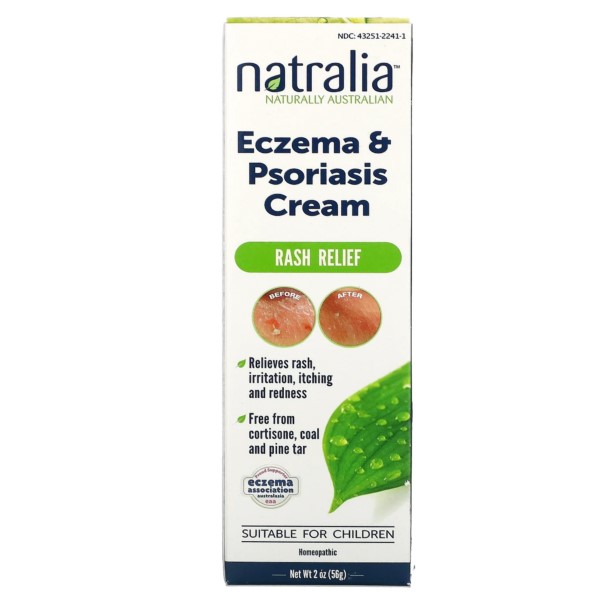 Natralia, Eczema & Psoriasis Cream, 2 oz (56 g) | Shopee Malaysia