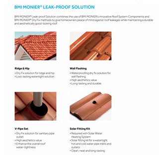 [READY STOCK] BMI MONIER Topflex ll Affordable Leak-Proof Solution for ...