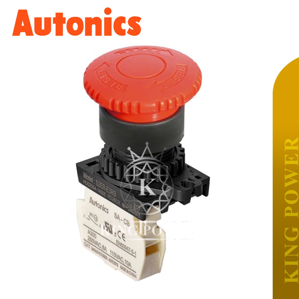 Autonics Emergency Switches S2ER-E3RB E/Stop Button Emergency Stop ...