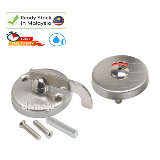 Partition Toilet Indicator Lock Stainless Steel Toilet Door Lock Toilet ...