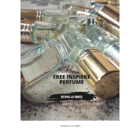 inspire perfume 3ml 30ml | Shopee Malaysia