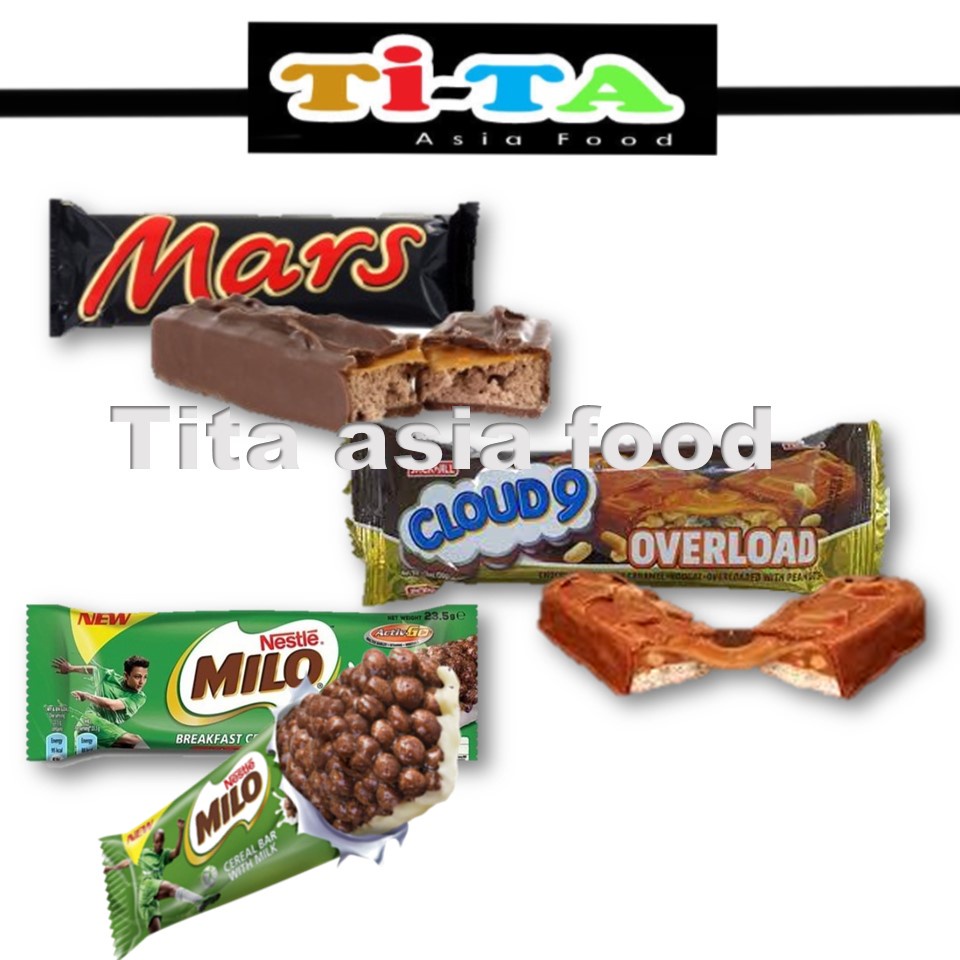 Tita Coklat/Chocolate (Mars 53g/Nestle Milo breakfast Cereal Bar with ...
