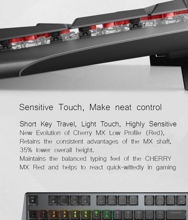 Alienware AW510K Cherry MX Red Low-Profile RGB Mechanical Gaming ...