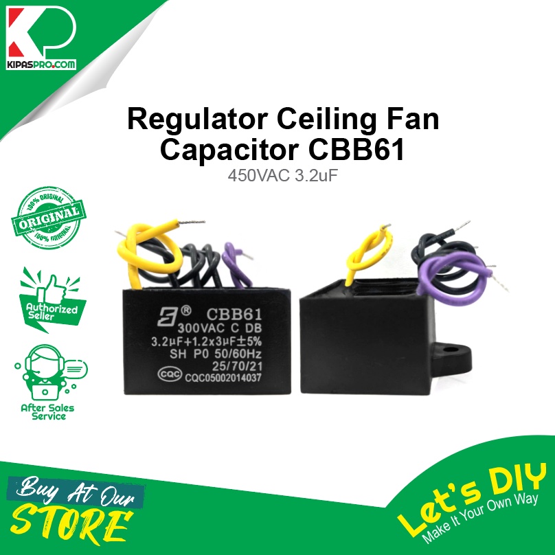 REGULATOR CEILING FAN CAPACITOR FOR DEKA/ALPHA/KHIND/UMS/MIDEA ...