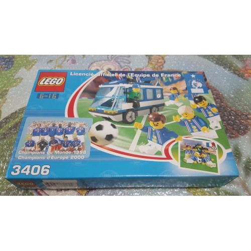 LEGO 3406 Blue Team Transport ( French Team ) | Shopee Malaysia