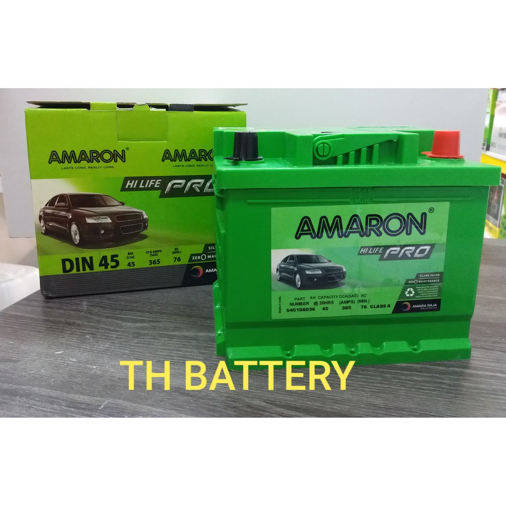 AMARON HILIFE PRO DIN45 CAR BATTERY for toyota altis-new model (READY ...