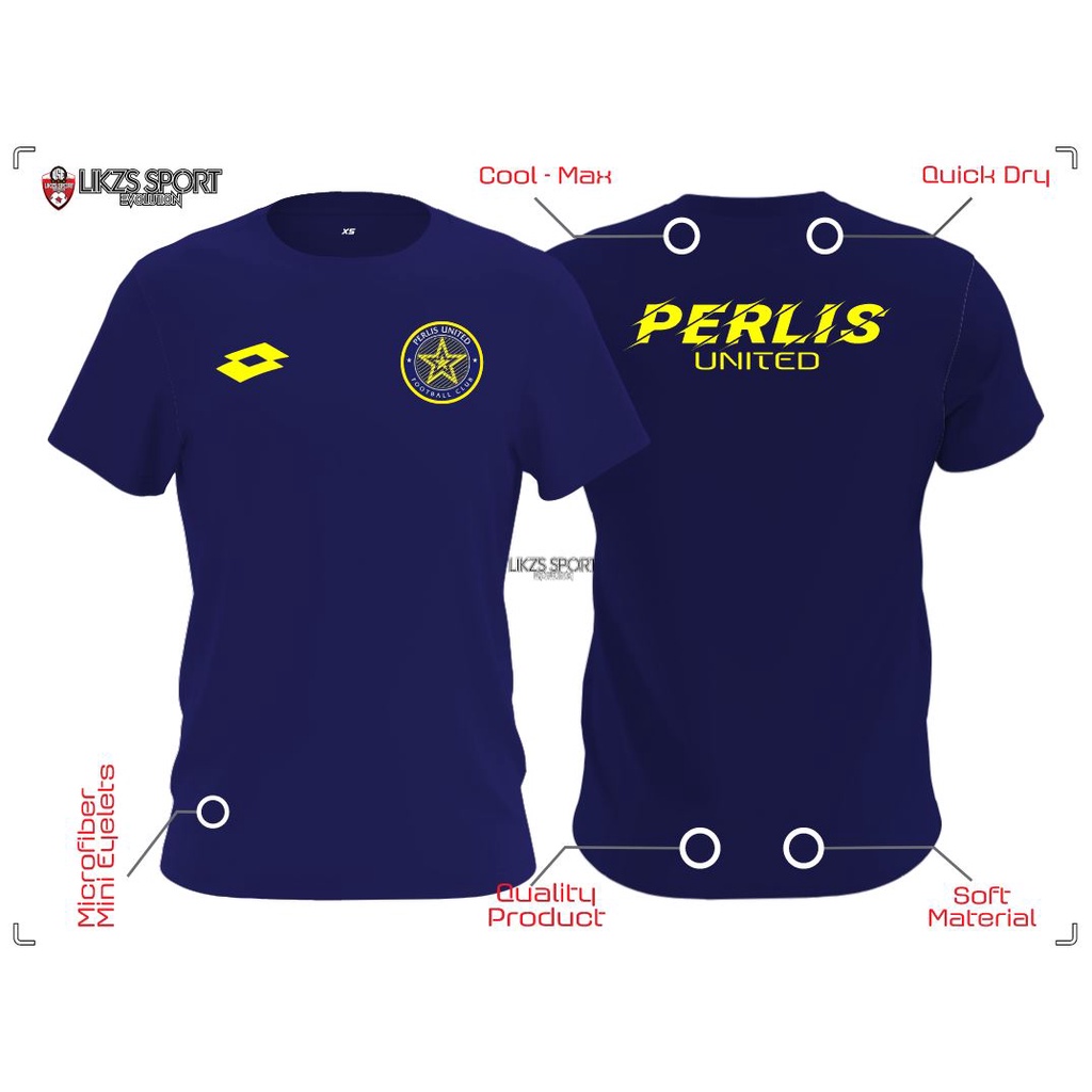 Perlis FC Pre Match Jersey DX2-LTT Football Futsall Training Player ...