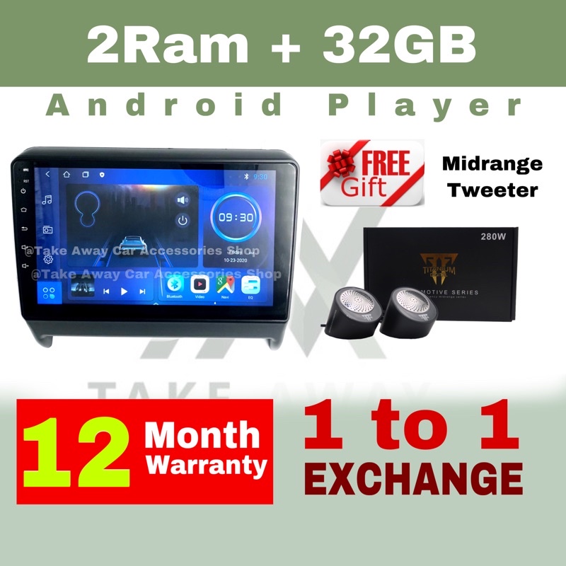 Car dsp Android Player 1 Ram + 16GB 2 Ram + 32GB 9 inch 10 inch IPS ...