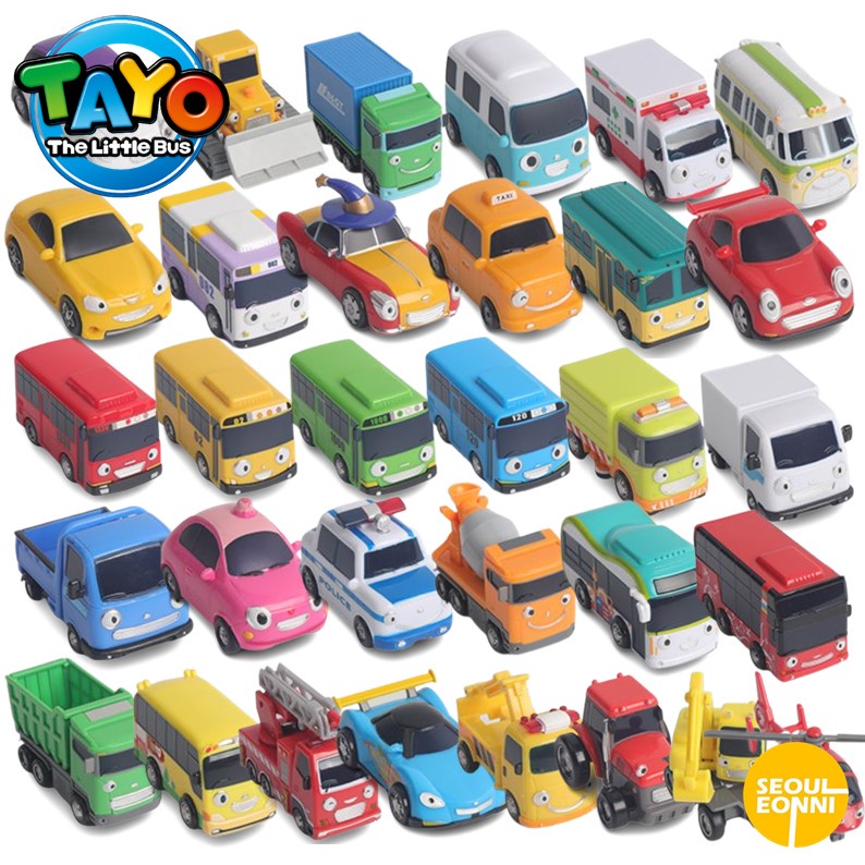 [Tayo] Little Bus Tayo and Friends Play Mini Car 32 Types Set / Tayo Rogi Rani Gani / Fire Truck ...