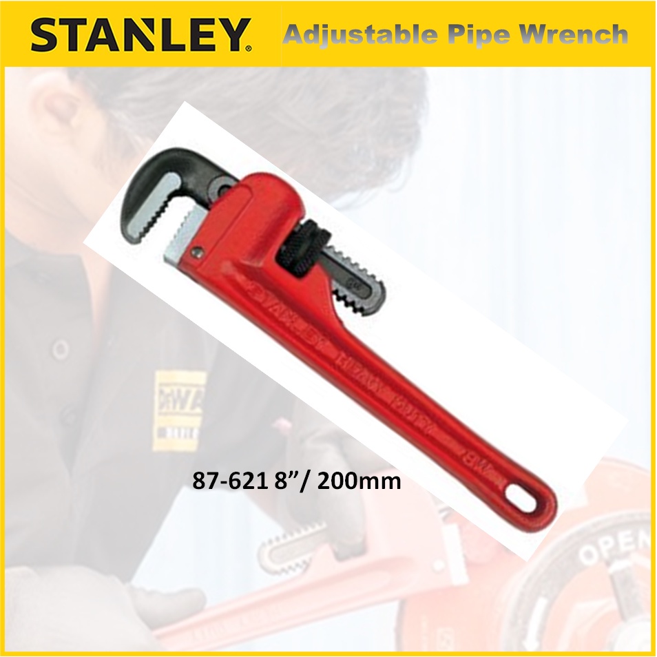 Stanley Pipe Wrench 8 inch / 200MM - 87621 | Shopee Malaysia