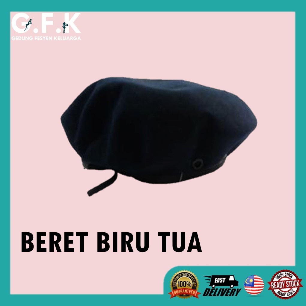 BERET KADET BIRU TUA PANDU PUTERI/BOMBA/KADET POLIS | Shopee Malaysia