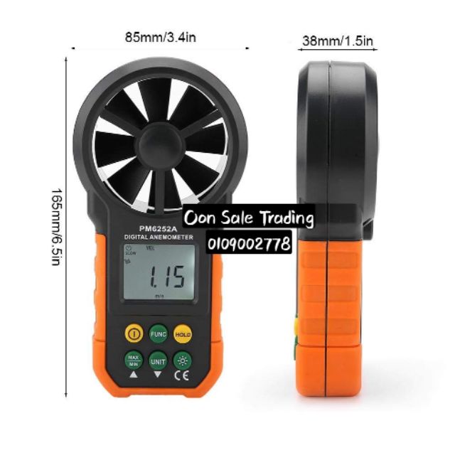 PM6252A PEAK METER DIGITAL ANEMOMETER | Shopee Malaysia