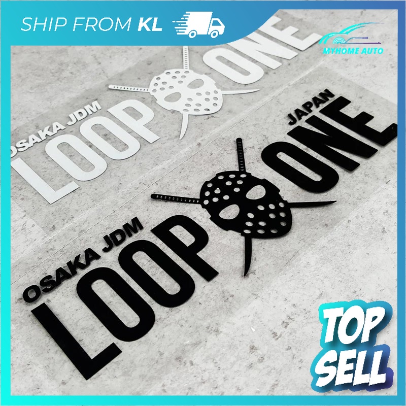 Loop One Kanjozoku Osaka JDM Japan Car Windscreen Sticker | Shopee Malaysia