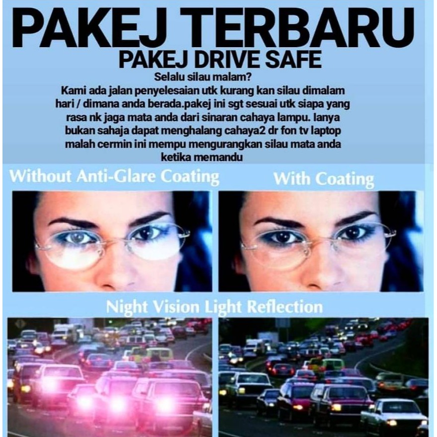 cermin mata custom silau drive safe | Shopee Malaysia