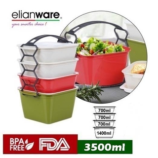 TUPPERWARE MAKANAN BEKAS BEKAL MAKANAN SET BEKAS MAKANAN ELIANWARE ...