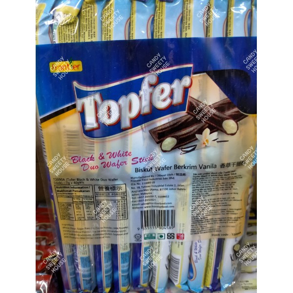 Topfer Black & White Duo Wafer Stick 40pcs | Shopee Malaysia