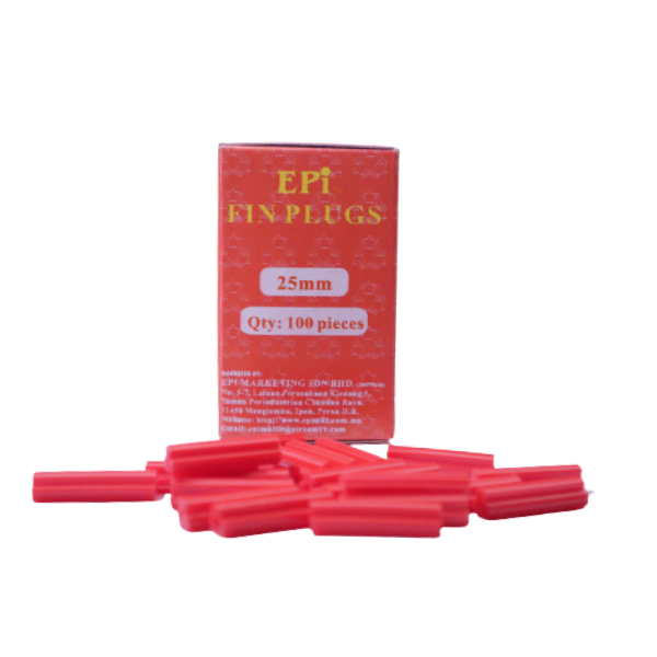[100pcs] EPI 6MM x 25MM PVC Wall Plug Red ( WOOD TYPE ) | Shopee Malaysia