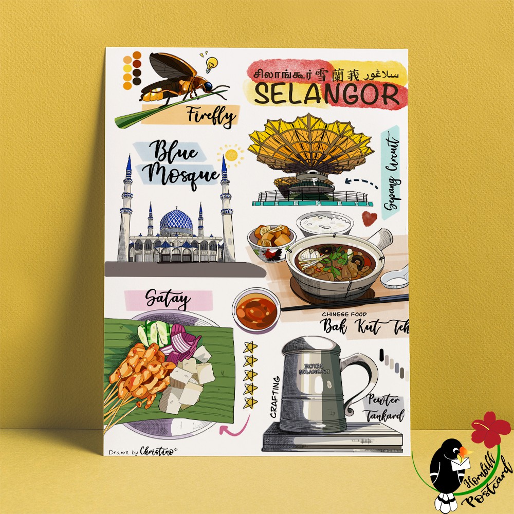 Hornbill Postcard, Online Shop | Shopee Malaysia