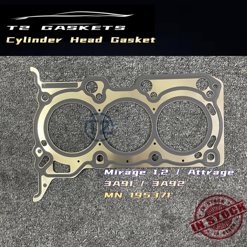 Mitsubishi Cylinder Head Gasket Mirage / Attrage 3A91,3A92 (MN195371 ...